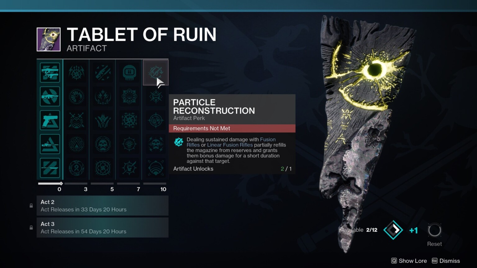 Destiny 2 Heresy Artifact: Perks and How to get it