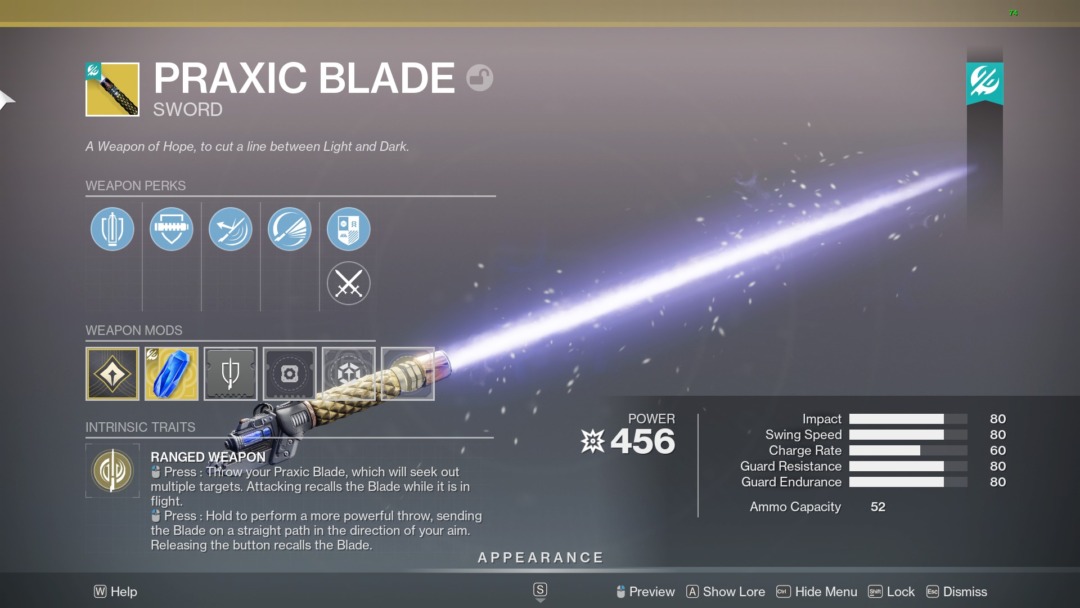 Destiny 2 Praxic Blade: God Rolls & How to Upgrade
