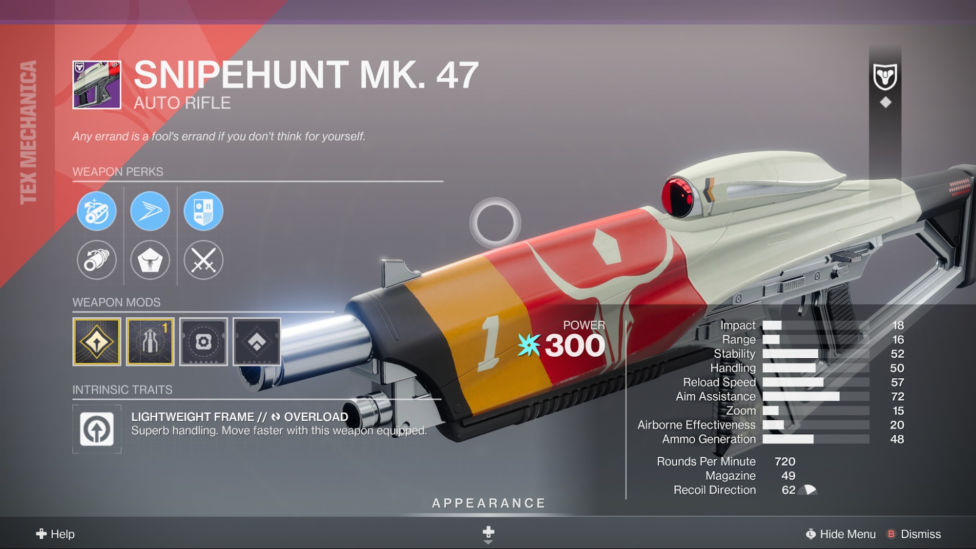 Destiny 2 Snipehunt MK. 47: God Rolls and How to get it